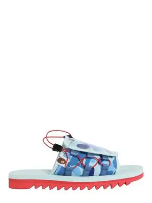 Suicoke Dao A Bathing Ape Slides - Blue