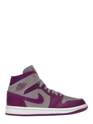JORDAN 1 Mid - Magenta/light Grey/white