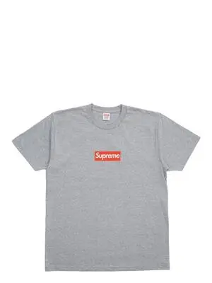 Supreme 20th Anniversary Box Logo Tee Shirt - Grey