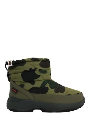 A BATHING APE Suicoke Bower Boot - Green Camo