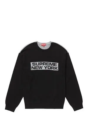 Supreme Two-tone Sweater - Black