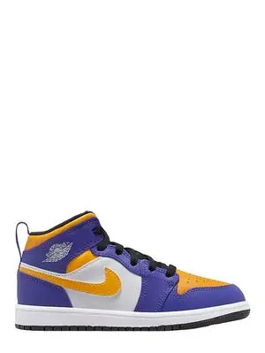 JORDAN Jordan 1 Mid Lakers Sneakers Dark Concord/white/black