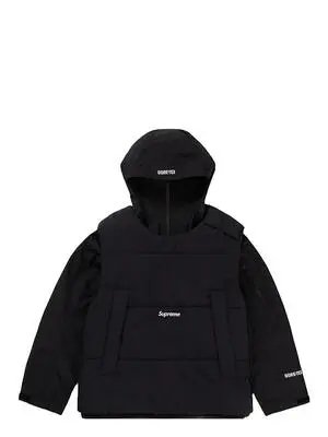 Supreme 2-in-1 Goretex Shell Windstopper Vest - Black