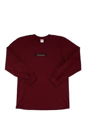 Supreme 1994 Long Sleeve Tee Shirt - Burgundy