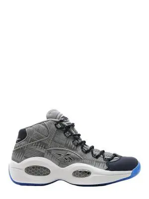 REEBOK Question Mid Major Dc Georgetown Sneakers - Tin Grey/faux Indigo/white