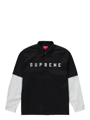 Supreme 2tone Work Shirt - Black