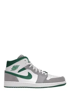 JORDAN Jordan 1 Mid SE Sneakers White/neutral Grey/lucky Green