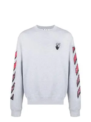Off-White Marker Arrows Crewneck Sweatshirt Grey