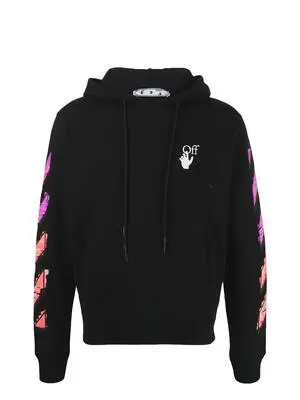 Off-White Off-White Marker Hoodie Black/fuchsia