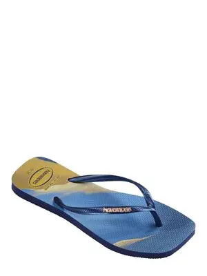 Havaianas Slim Square Flip Flop - Navy Blue