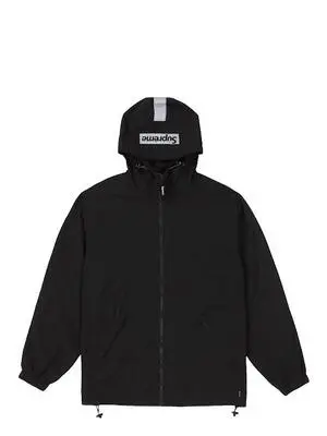 Supreme 2 Tone Zip Up Jacket - Black