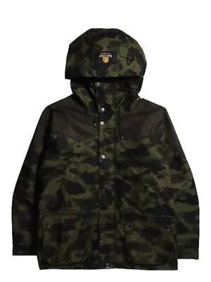 A BATHING APE BAPE X Barbour 1st Camo Bedale Snowboard Jacket