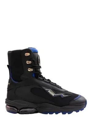 PUMA X Balmain Cell Stellar Mid Top Sneakers - Black
