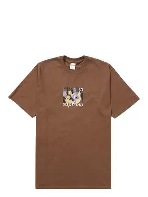 Supreme Aeon Flux Gun Tee Shirt Brown