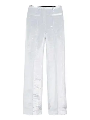 Rabanne Metallic Dress Pants - Silver