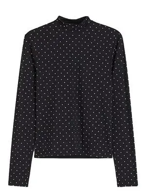Rabanne H&m Embellished Jersey Shirt - Black