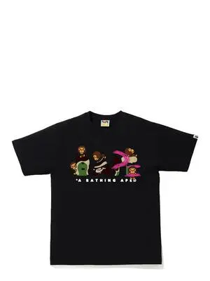 A BATHING APE X Bait X Funko Figure Tee Shirt - Black