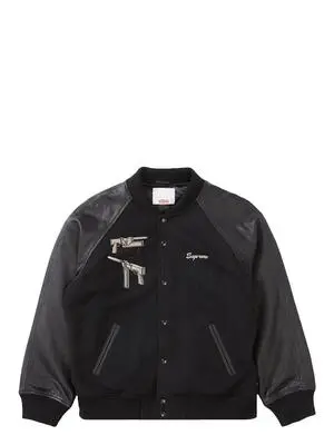 Supreme Aeon Flux Varsity Jacket Black