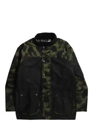 A BATHING APE X Barbour 1st Camo International Rain Jacket - Green