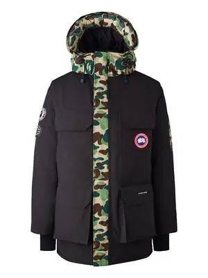 A BATHING APE X Canada Goose X Concepts Expedition Jacket - Black/abc Camo