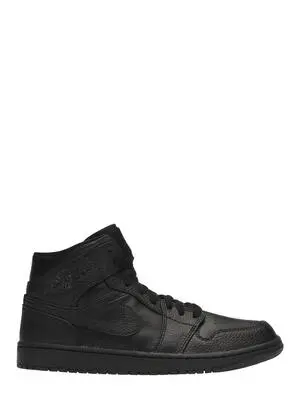 JORDAN 1 Mid Triple Sneakers - Black