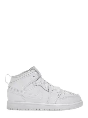 JORDAN Jordan 1 Mid Triple White/white/white
