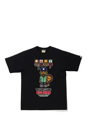 A BATHING APE X Big Sean Detroit 2 Baby Milo Tee Shirt - Black