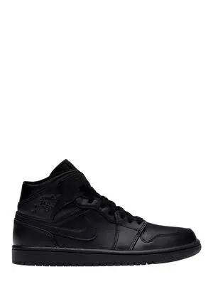 JORDAN 1 Mid Triple Sneakers - Black