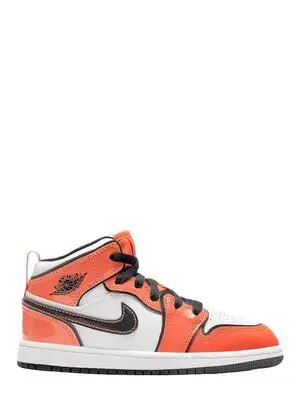 JORDAN Jordan 1 Mid Sneakers Turf Orange/black/white