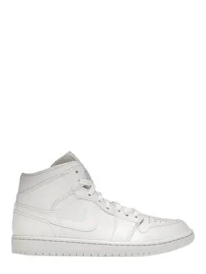 JORDAN Air Jordan 1 Mid Sneakers White/whiteone-colorwhite