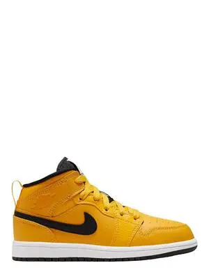 JORDAN Jordan 1 Mid Sneakers University Gold/black/white