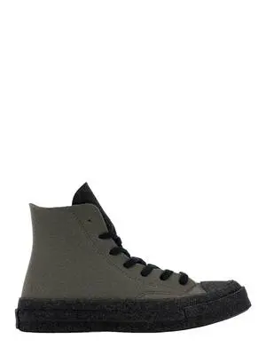 CONVERSE Chuck Taylor All Star 70 Hi Jw Anderson Felt Sneakers - Stone Grey/flame Orange/black