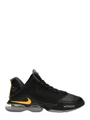 Nike LeBron 19 Low Witness Sneakers Black/university Gold/smoke Grey