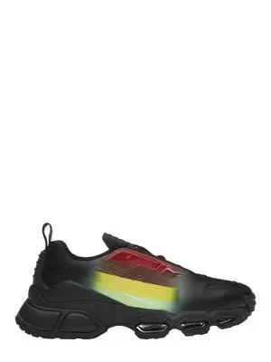Prada Collision Cross Sneakers - Black/apple Green