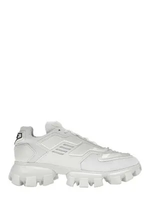 Prada Cloudbust Thunder Knit Sneakers - White