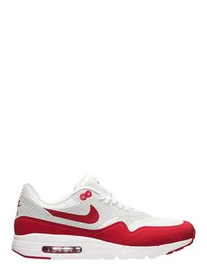 Nike Air Max 1 Ultra Essential Sneakers - White/varsity Red/neutral Grey