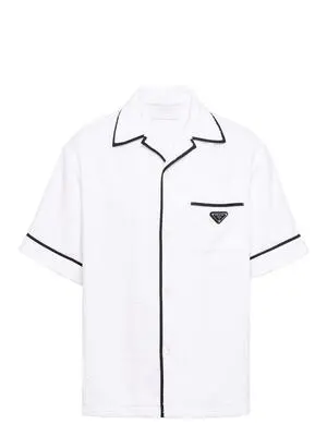 Prada Cotton Bowling Shirt - White