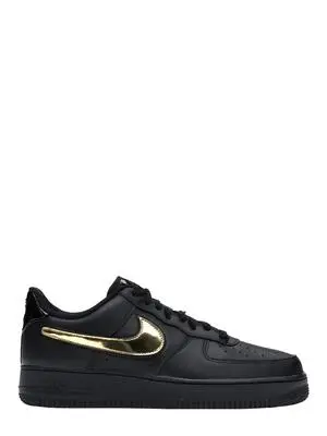 Nike Air Force 1 Removable Swoosh Pack - Black/metallic Gold
