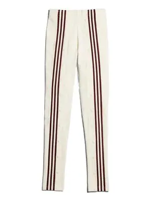 Adidas Ivy Park Snap Track Pants - Ecru Tint/maroon