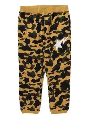 A BATHING APE 1st Camo Sweat Pants - Yellow