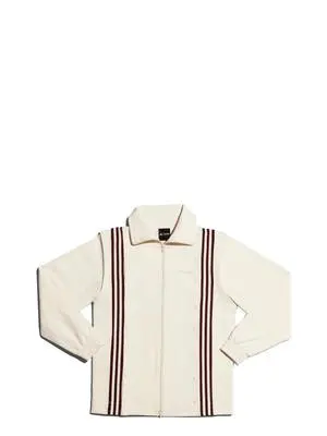 Adidas Ivy Park Snap Track Jacket - Ecru Tint/maroon