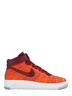 Nike Air Force 1 Flyknit Sneakers - Total Crimson/team Red