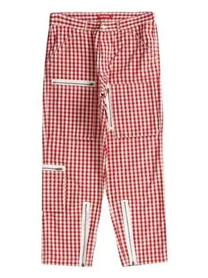 Supreme Gingham Flight Pant - Red