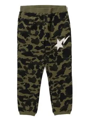 A BATHING APE 1st Camo Sweat Pants - Green
