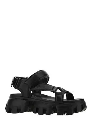 PRADA Nastro Leather Sandal
