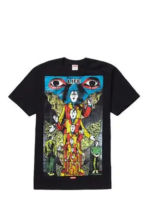 Supreme Gilbert & George Life Tee Shirt Black
