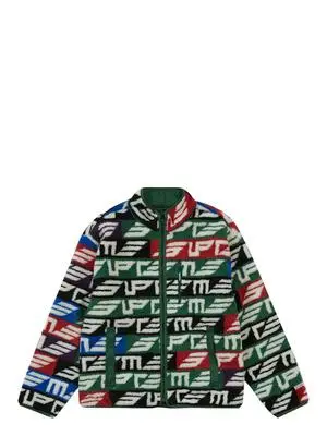 Supreme Geo Reversible Windstopper Fleece Jacket - Multicolor