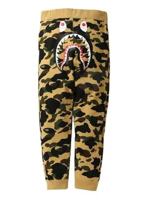A BATHING APE 1st Camo Shark Slim Sweat Pants Pants - Yellow