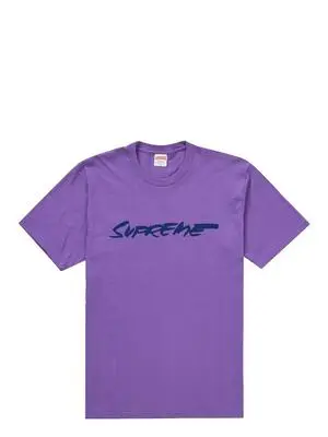 Supreme Futura Logo Tee Shirt - Purple