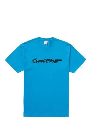 Supreme Futura Logo Tee Shirt - Bright Blue